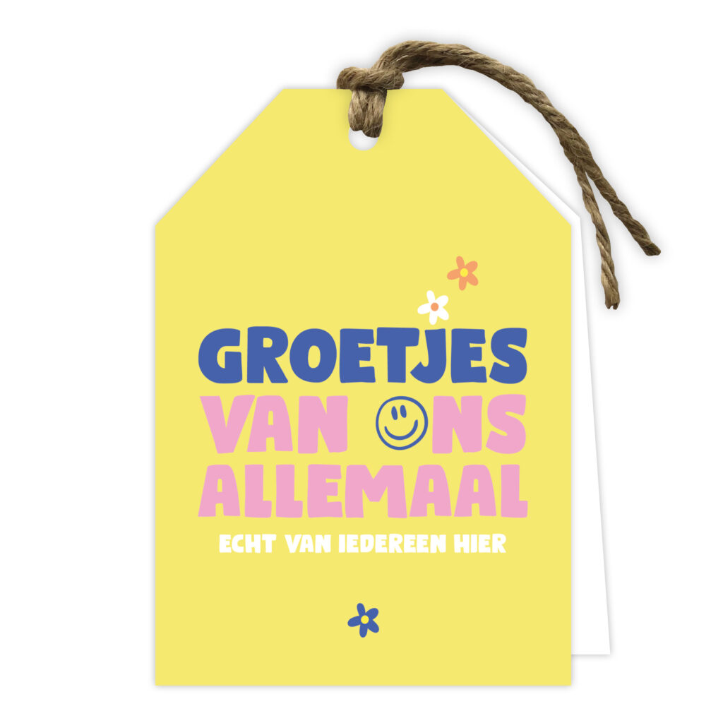 Rainbow - Groetjes van ons allemaal - Bloem&So